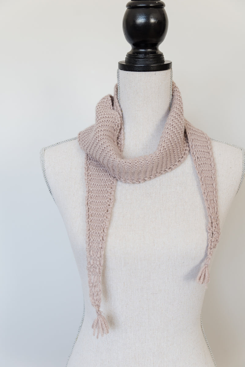 Eyelet Edged Scarf Knitting Pattern – Kelene Kinnersly Designs