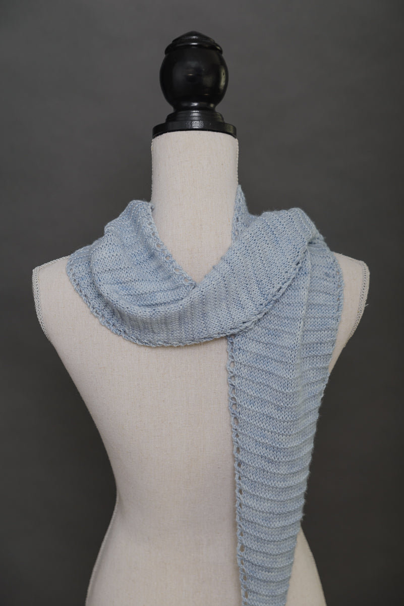 Ridged Scarf Knitting Pattern – Kelene Kinnersly Designs