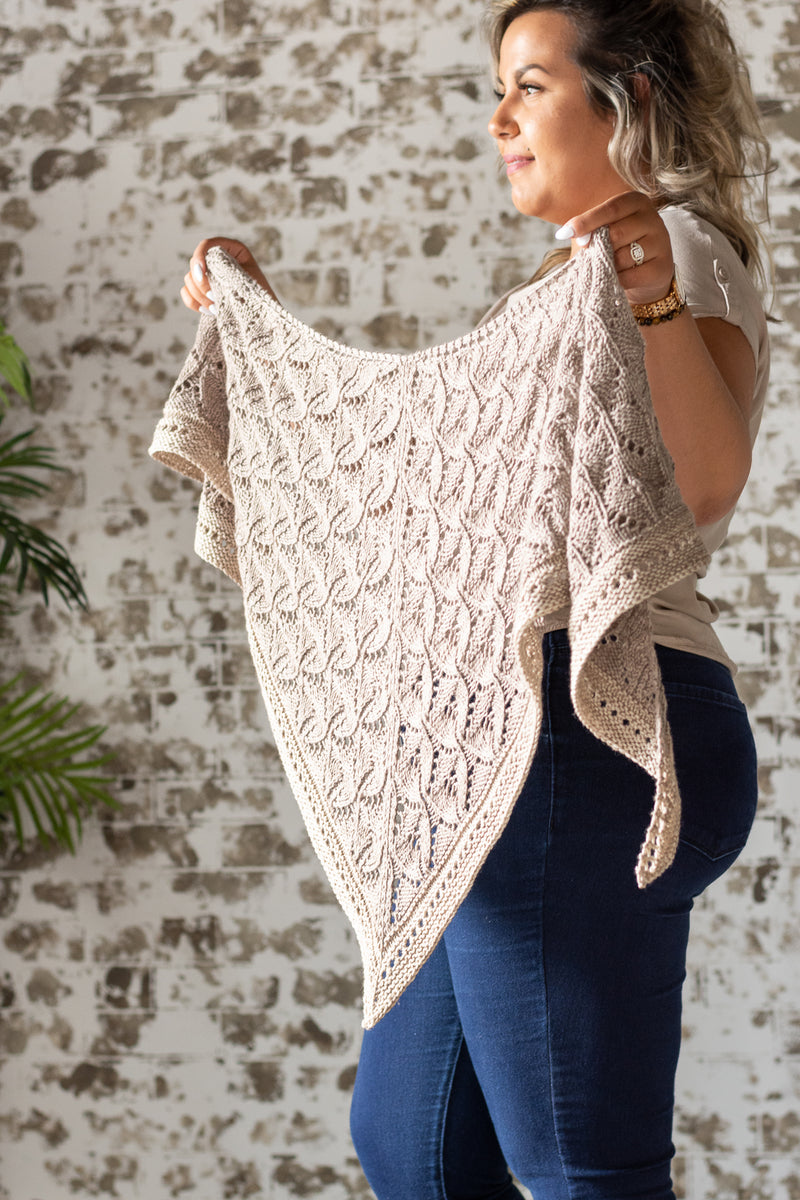 Cloudy Day Shawl I Modern Knitting Patterns – Kelene Kinnersly Designs
